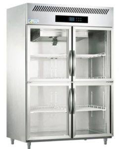 Sunrry 4-Door Glass Upright Refrigerator - Foodmach Philippines
